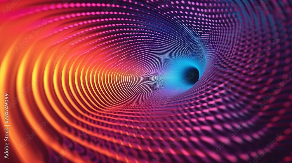 Optical Illusion, Psychedelic Vortex Grid a grid pattern that appears ...