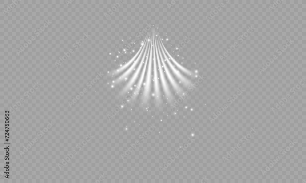 Air, smoke or wind motion effect isolated on a see-through background ...
