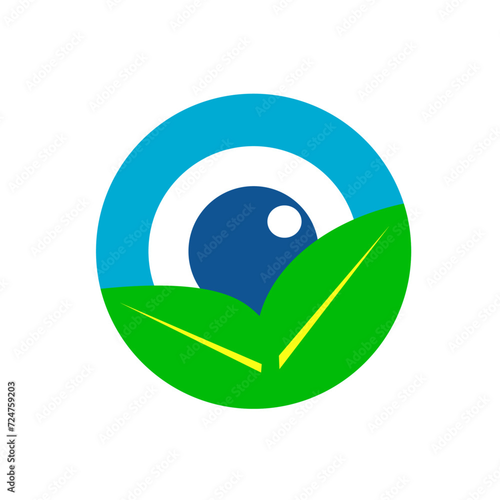 Eye vision Health Vector graphic logo icon design. Healthy eyes eyeball ...