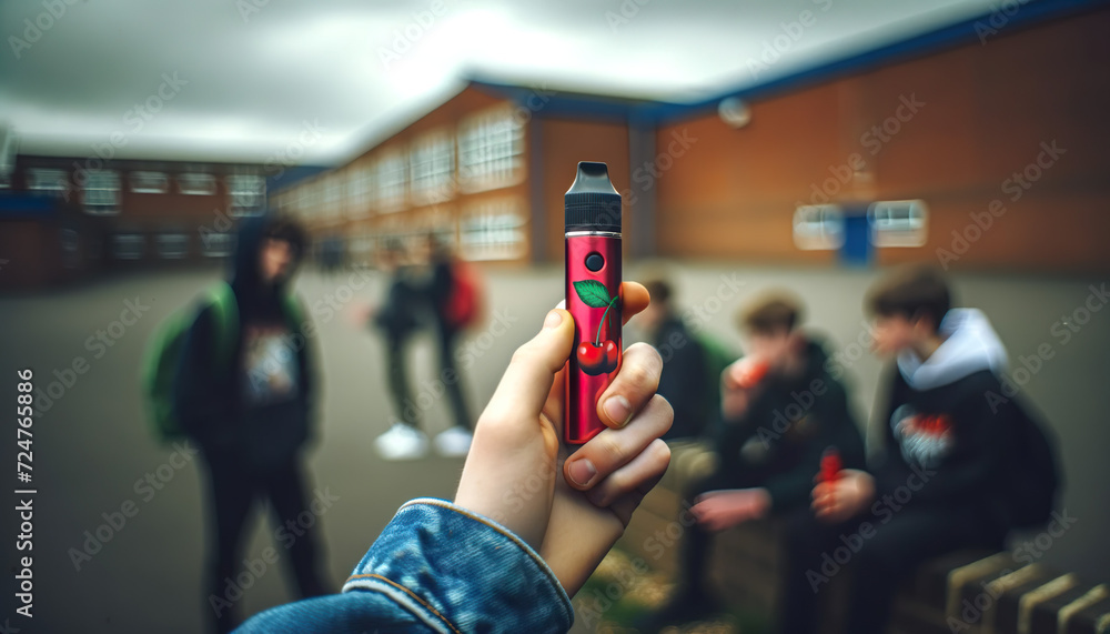 Children Vaping. The use of e cigarettes is unsafe for kids, teens, and ...