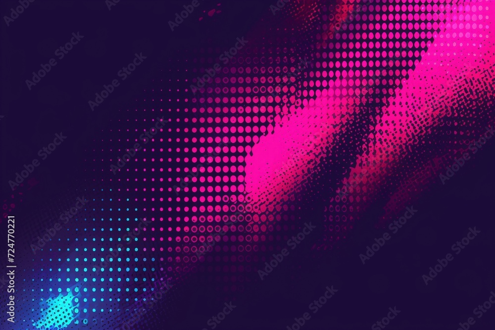 Pink and Purple Halftone Glow: Infuse vibrancy into your artwork with ...