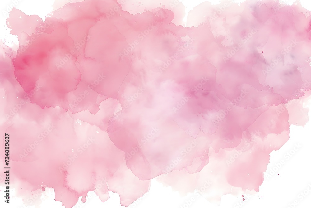 Abstract Pink Watercolour Background with Pastel Color Brush Strokes ...