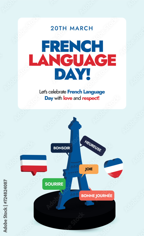 French Language day. 20th March French Language day celebration story ...