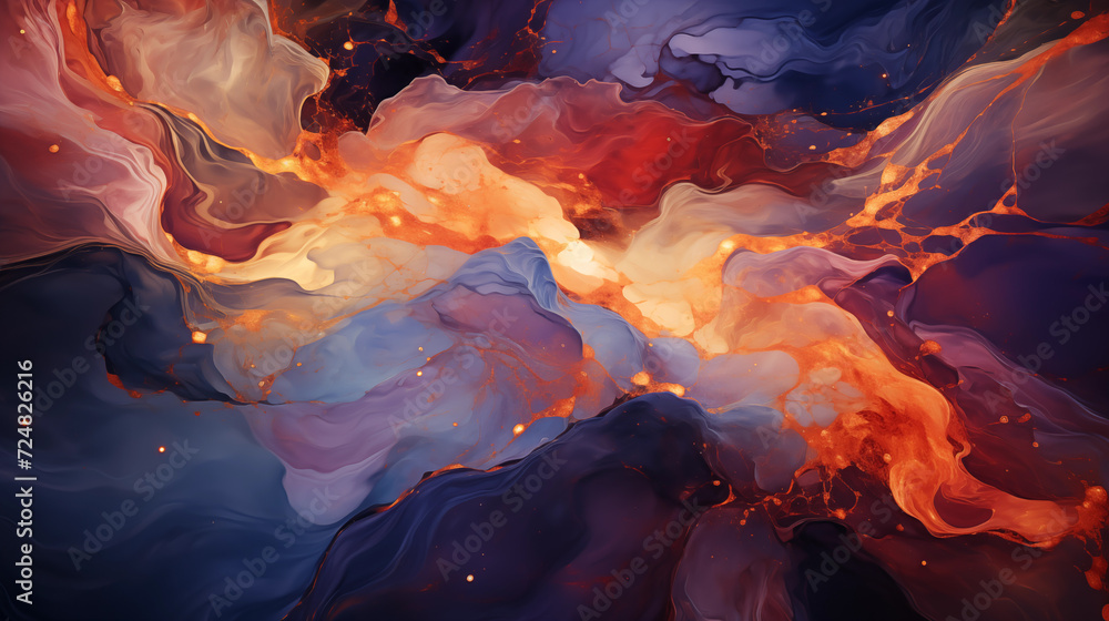 Abstract background with fluid art. Elegant background for website ...