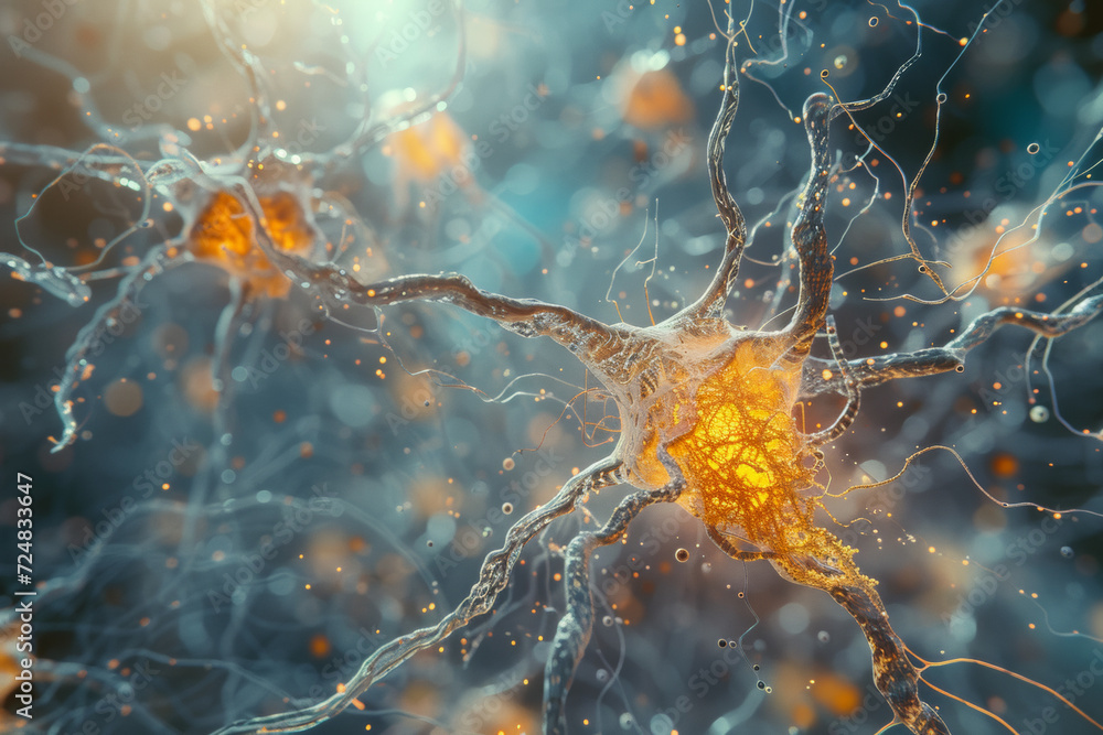 Captivating 3D structure of nerve cells in this stunning scientific ...