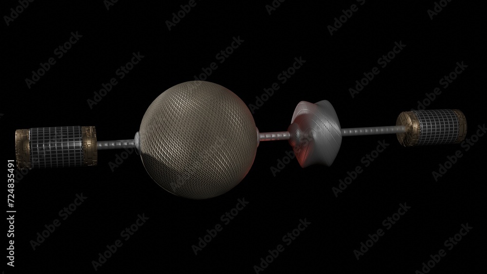 Inflatable space habitats. Inflatable space station. Inflatable habitat ...