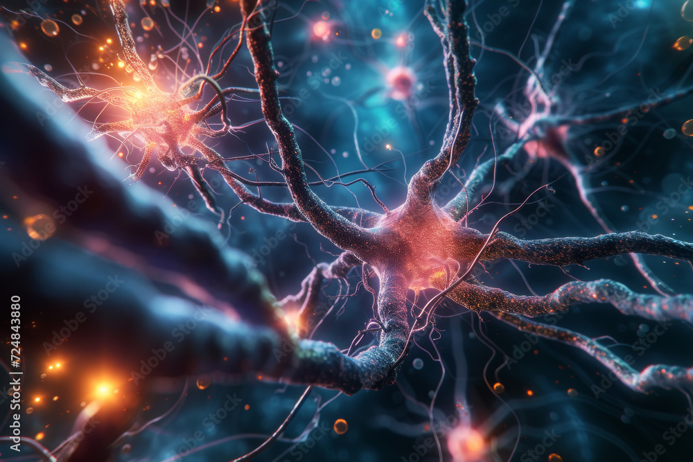 3D structure of nerve cells in this stunning scientific render ...