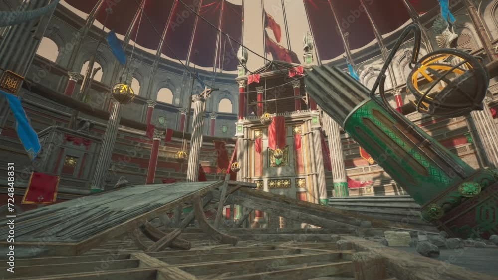 Ancient Roman Arena, Roman Culture, Amphitheater, Roman Empire, 3D ...