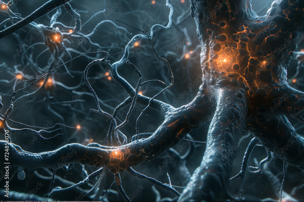 3D structure of nerve cells in this stunning scientific render ...