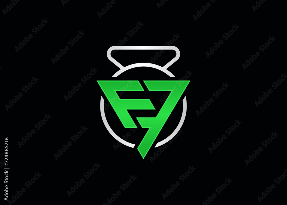 Letter FF fitness logo design, Gym Logos Design, Workout Logo Ideas For ...