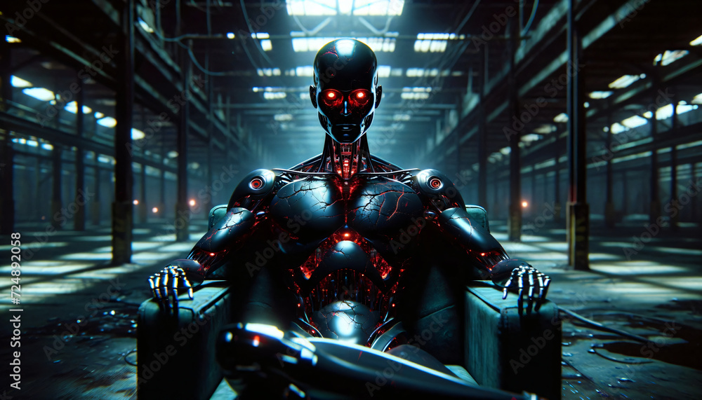 Robot, A neo-noir environmental portrait of the same nightmarish ...