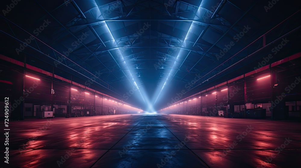 LED panels stage, metallic structures define the modern aesthetic ...