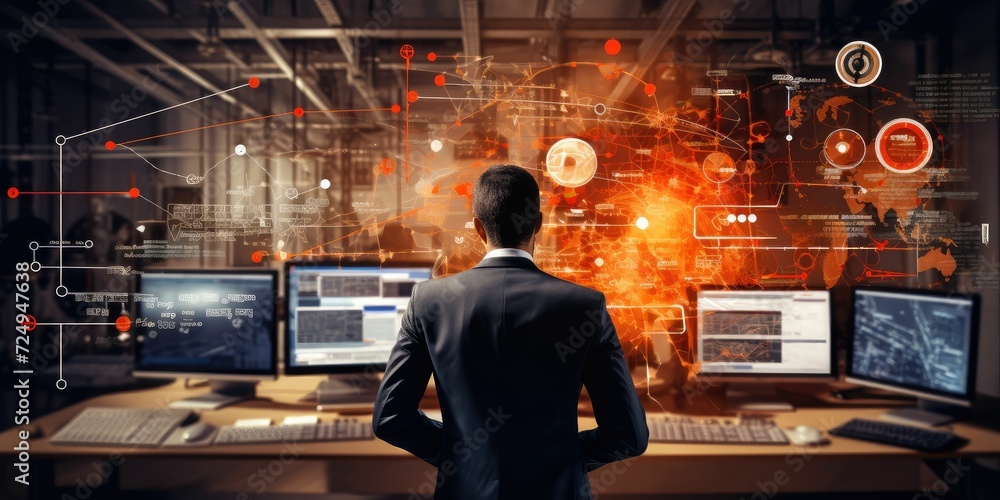 Incident management, business technology concept. Operational ...