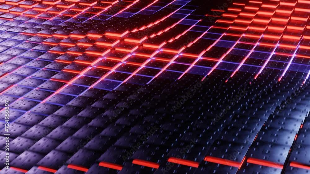 Pulsating lines. Looping animation of dynamic pulsating red and blue ... Pulsating lines. Looping animation of dynamic pulsating red and blue ...