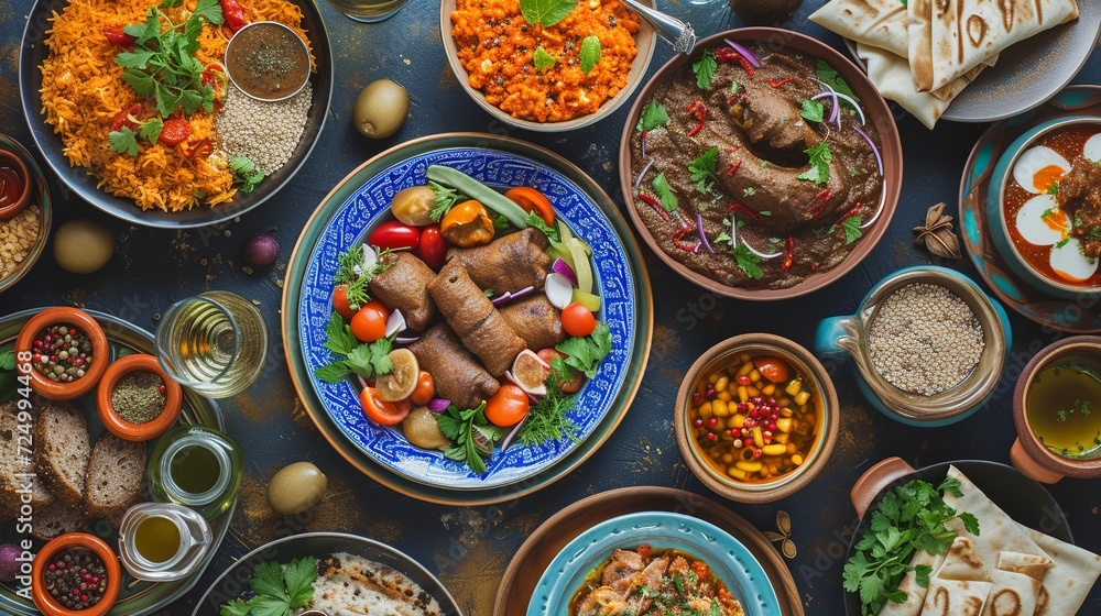 Arabic Cuisine: Middle Eastern traditional lunch. It's also Ramadan ...