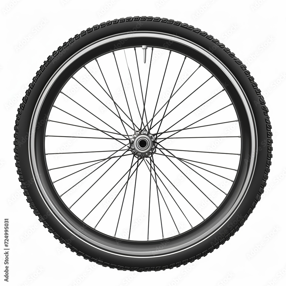 Bike Bicycle wheel vector icon. Bicycle wheel symbol. Bike rubber ...