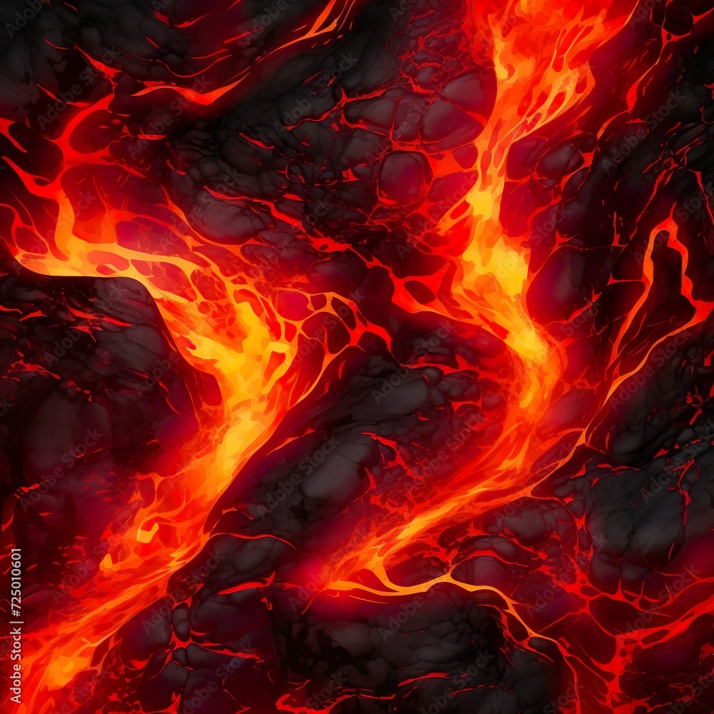 Lava texture fire background rock volcano magma molten hell hot flow ...
