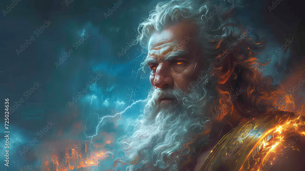 Zeus God : Dynamic Leadership and Power in the City Skyline - Greek ...