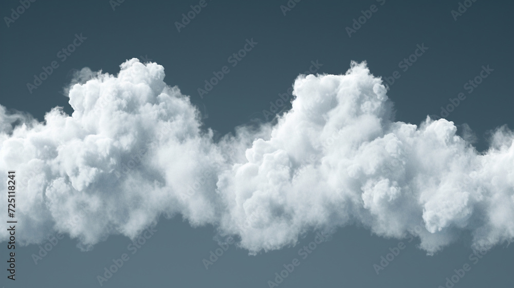 Condensed Clouds of Steam: A Unique 3D Rendering PNG File Capturing the ...