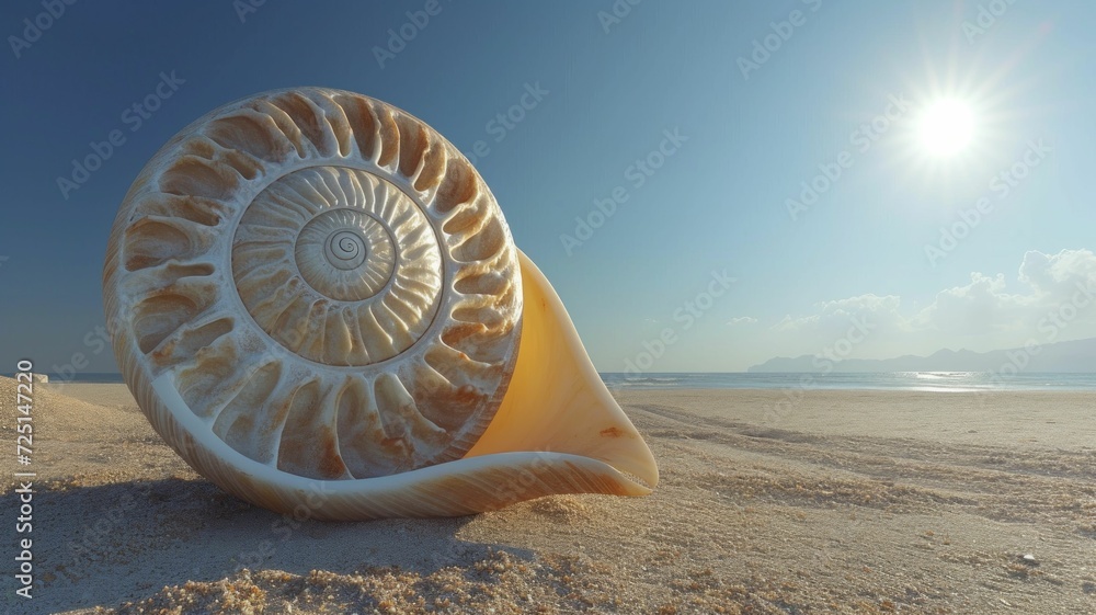 elegant visualization of the golden ratio in nature, highlighting its ...