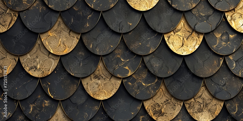 Golden Scales - A Luxurious Blend of Elegance and Intricate Design ...