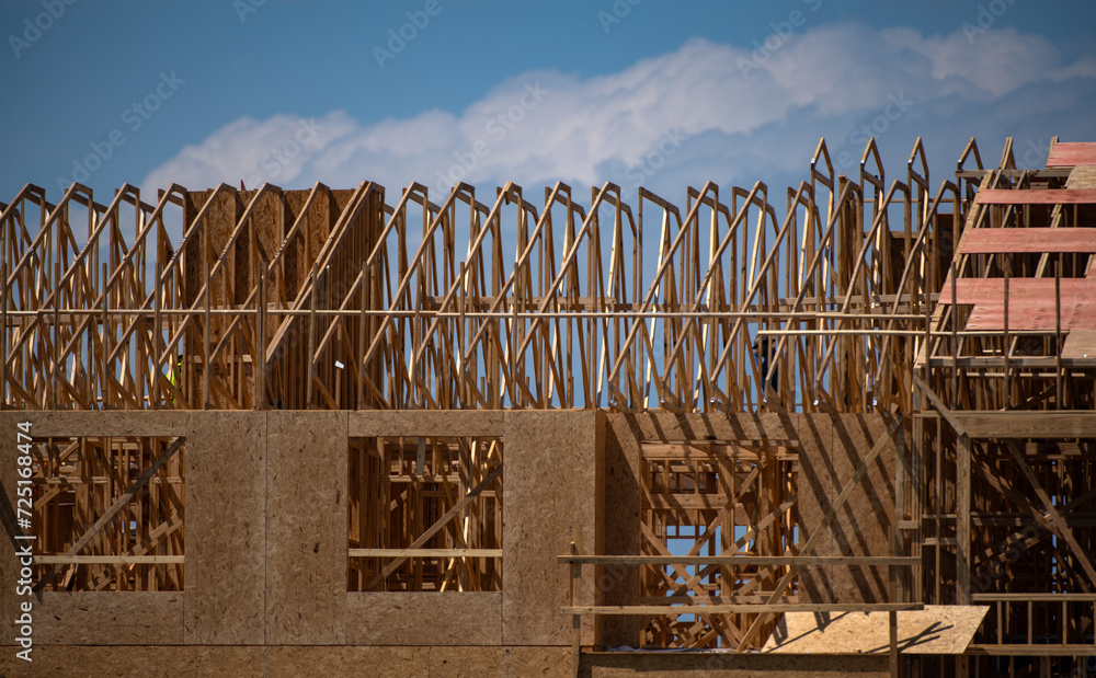 Foto de Timber Frame House in USA. American Timber Frame House. New ...