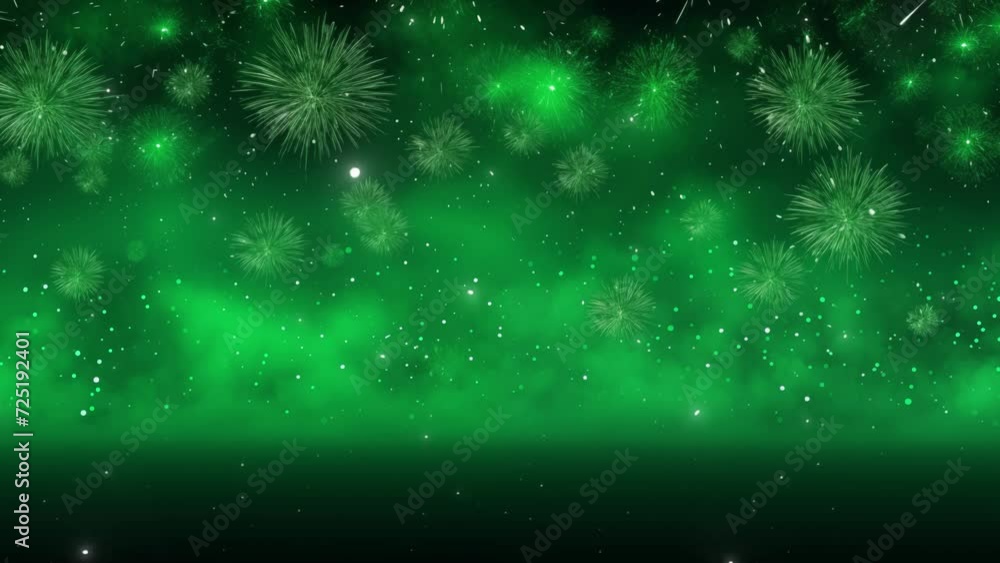 fireworks holiday background green screen chromakey. fireworks on green ...
