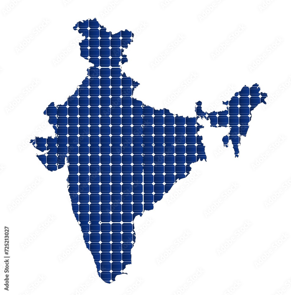 A Solar Journey: Mapping India's Sun-Powered Landscape, solar India Map ...