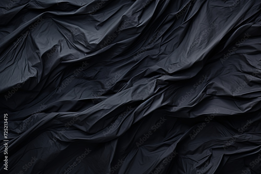 Black crumpled paper texture Stock Illustration | Adobe Stock