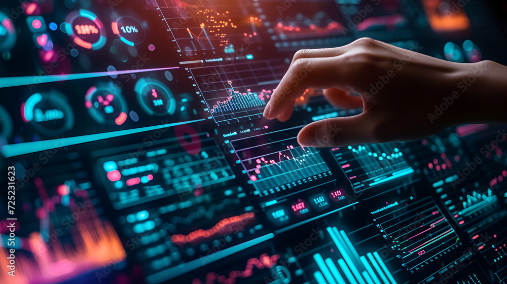 Data CRM business analysis customer report computer technology dashboard system analyst ...