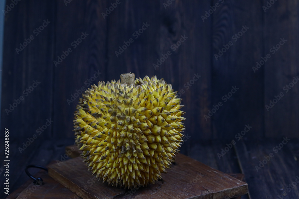 Lai or Elai fruit, one of Borneo endemic fruits. Family with Durian or ...