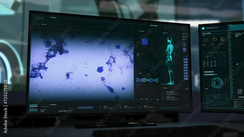 Infectious Microorganism Examination In Microscopic Biotechnology ...