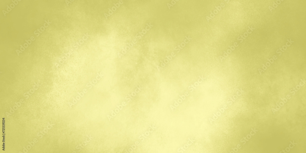 Abstract painted watercolor background on paper texture. Yellow color ...
