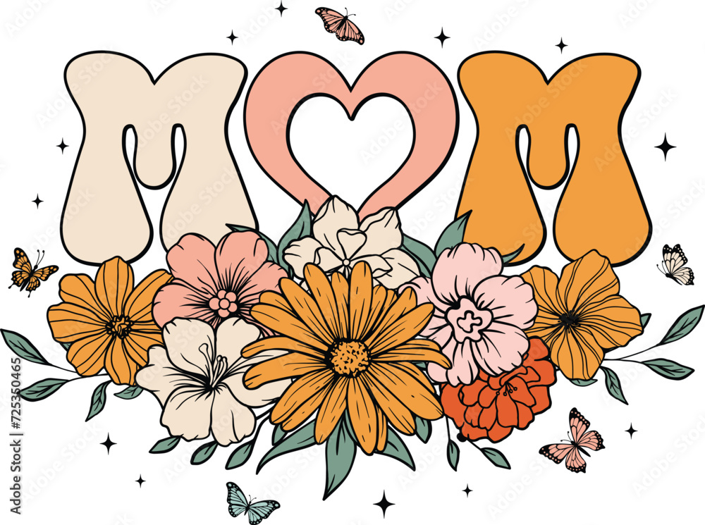 Mom svg, Mama, Floral mom, Flower mom, Best mom ever, Mothers day ...