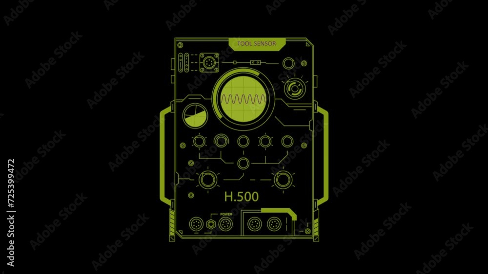 4K UI User Interface with HUD graphs pack bar text box table black ...