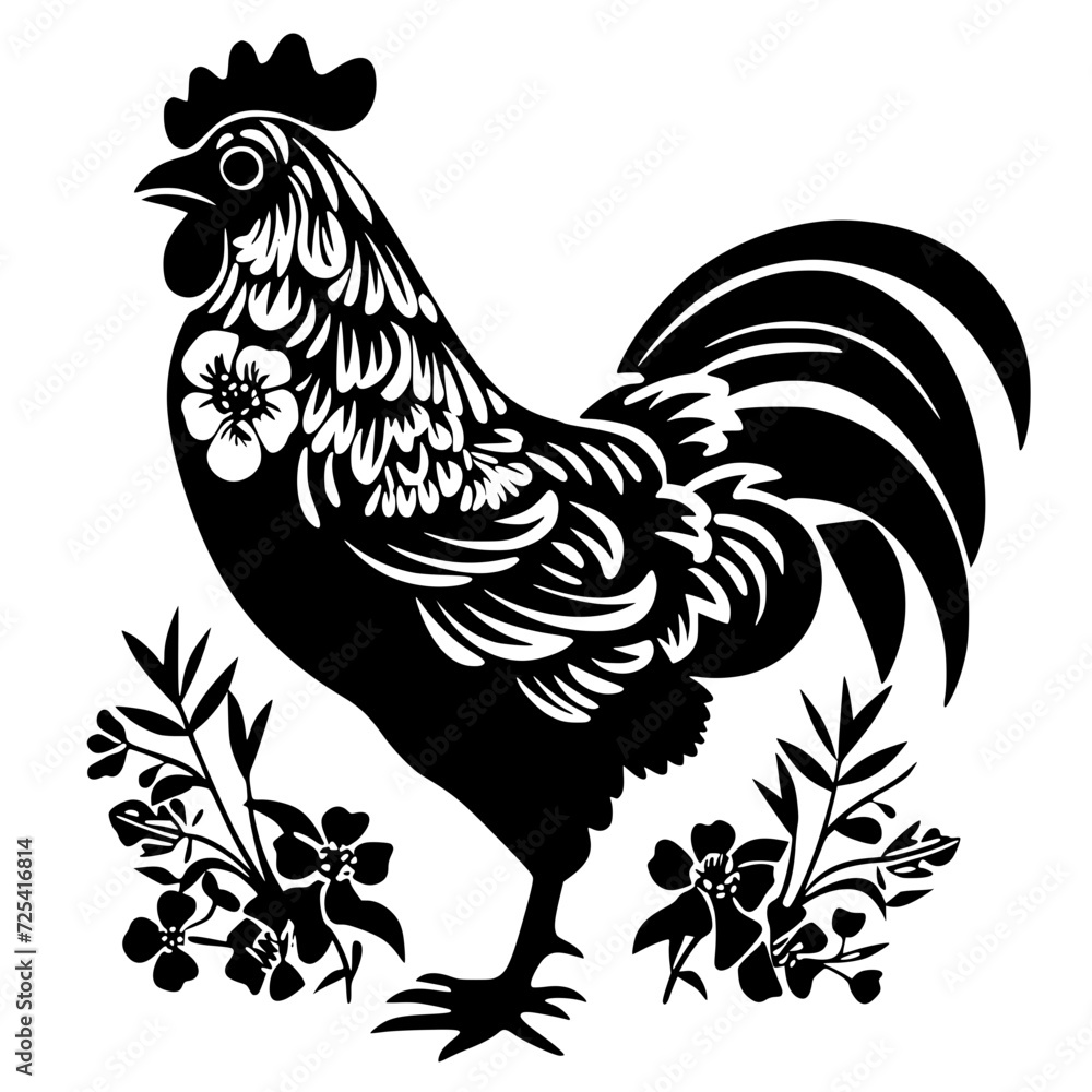 rooster png, rooster svg, rooster vector, rooster silhouette, eps, png ...