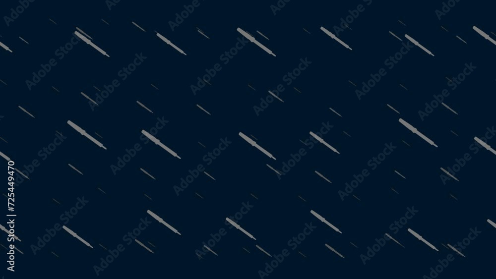 Soldering iron symbols float horizontally from left to right. Parallax fly effect. Floating ...