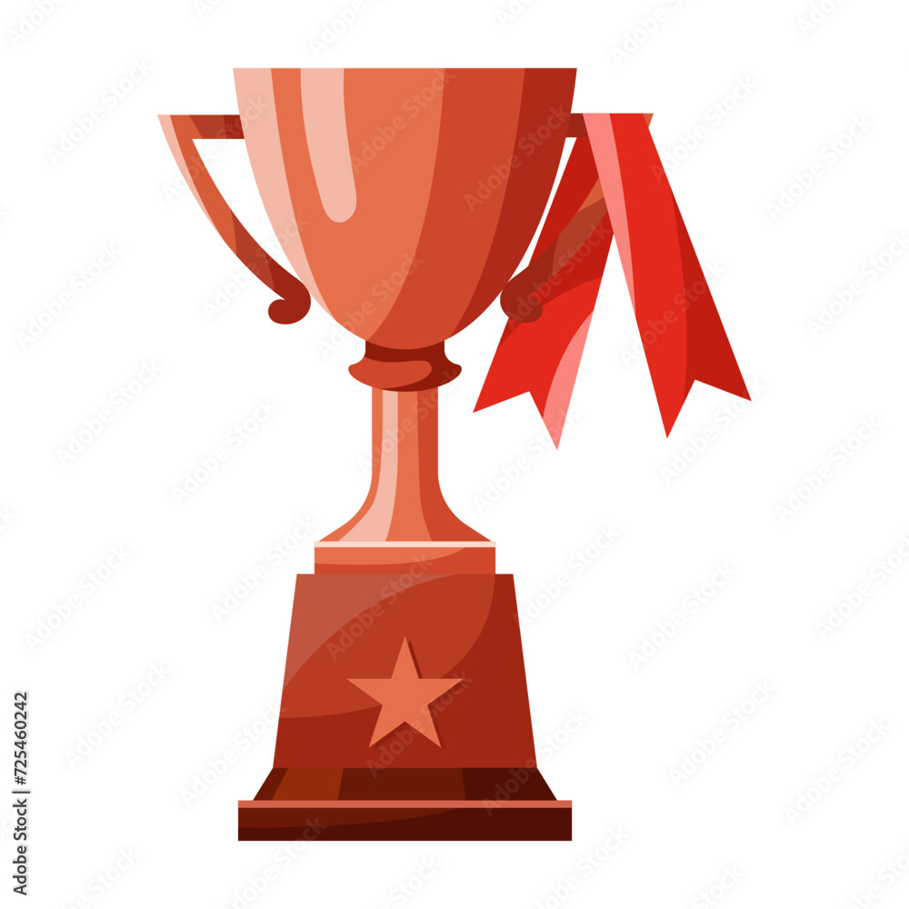 Winners cup, bronze award for third place. Champions trophy, bronze ...