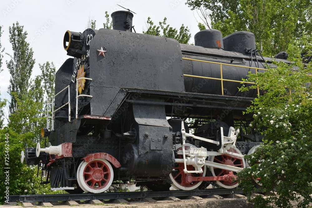 Soviet steam locomotive SO-17-1613, which reached Berlin and Potsdam ...