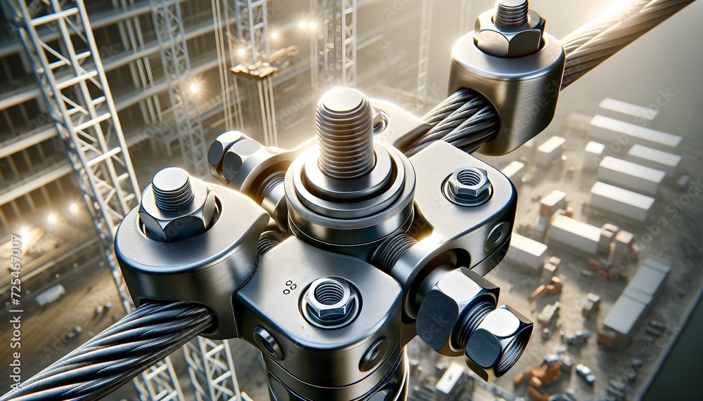 Swivel Joint Connection with Steel Cable for Outdoor Structural ...