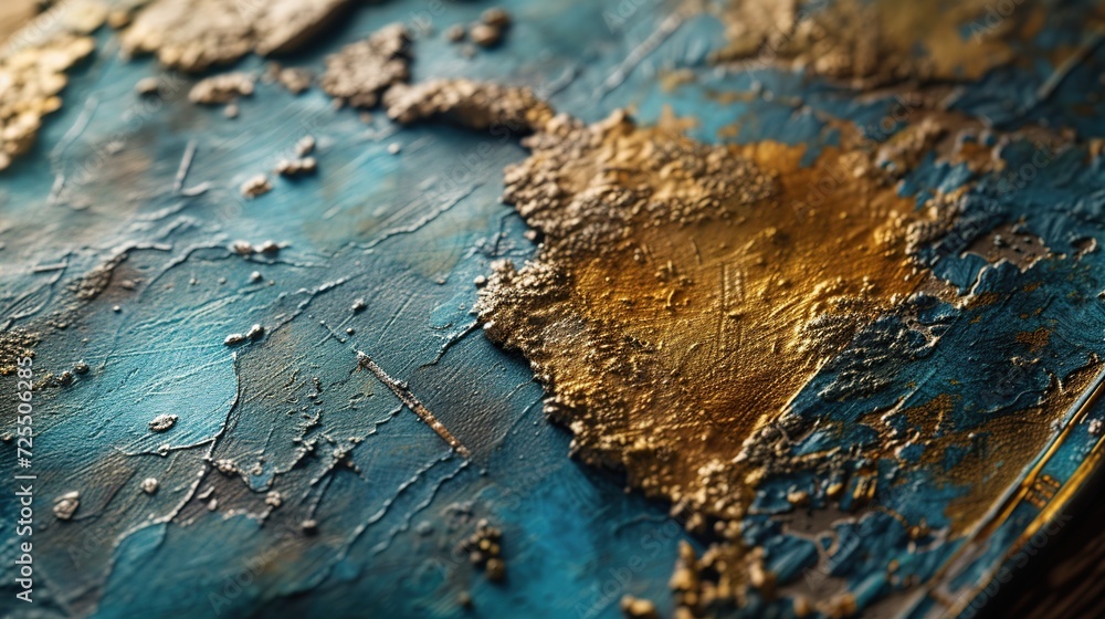 Background design with an old-fashioned map. generative AI Stock ...