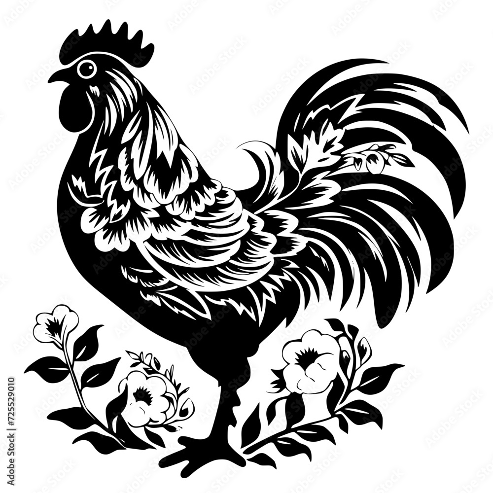 rooster png, rooster svg, rooster vector, rooster silhouette, eps, png ...