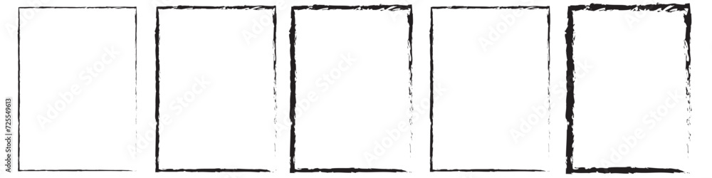 Worn edges album cover with torn edges for vinyl, cd or paper poster ...