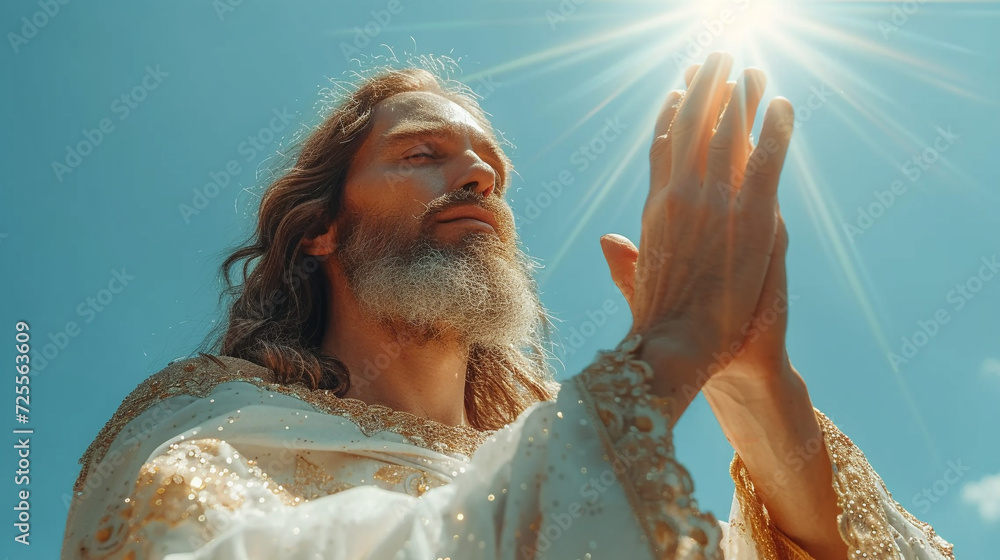 Jesus Christ the King of Glory, Lord Almighty. Christian religious ...