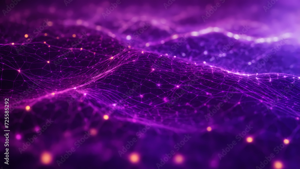 Abstract electric purple technology background showcasing a cyber ...