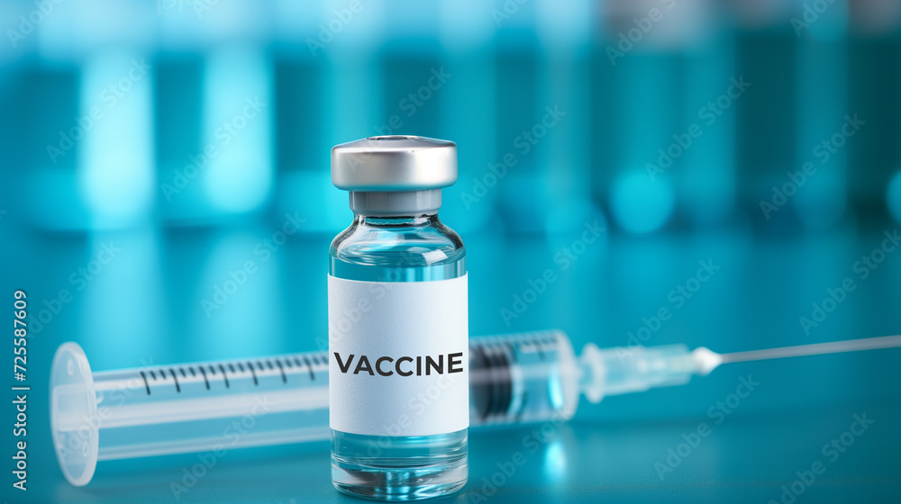 vaccine syringe vial COVID immunity pandemic vaccination disease ...