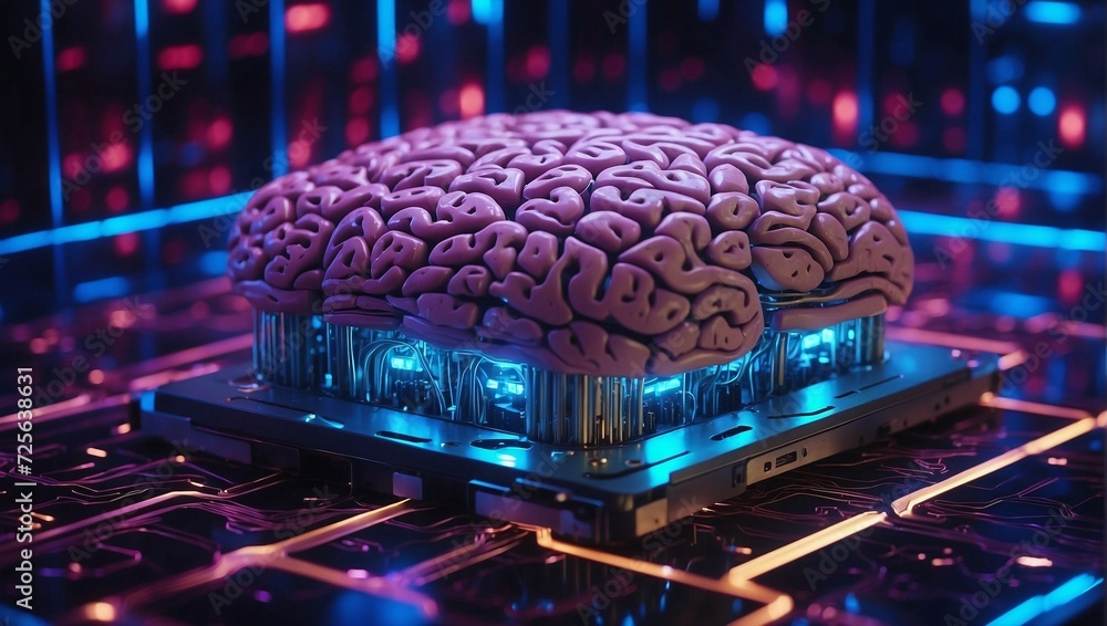 Motherboard, Central processing unit (CPU), Human brain representation ...