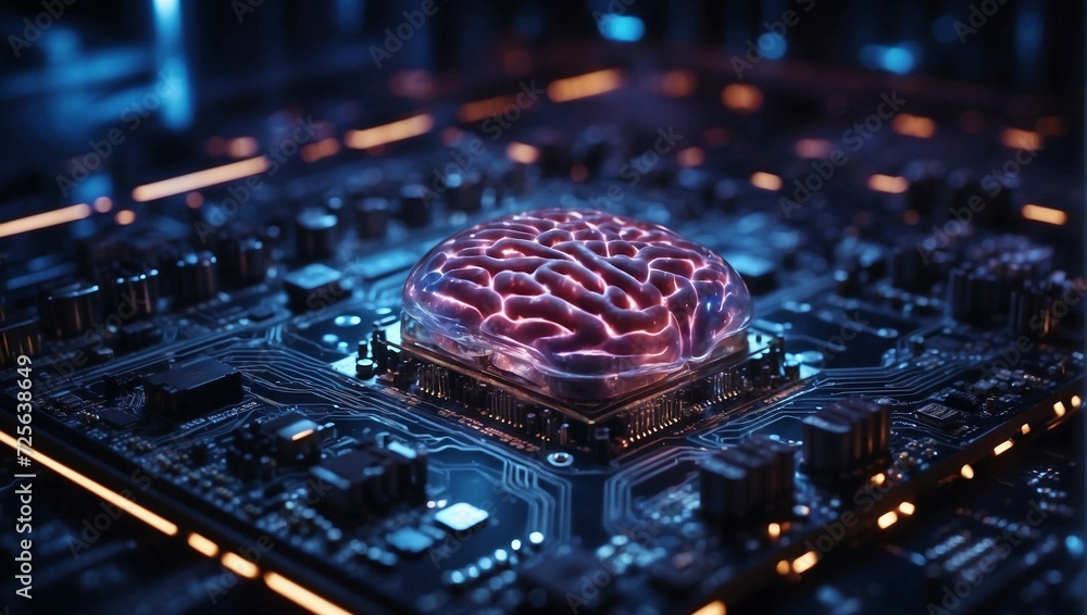 Motherboard, Central processing unit (CPU), Human brain representation ...
