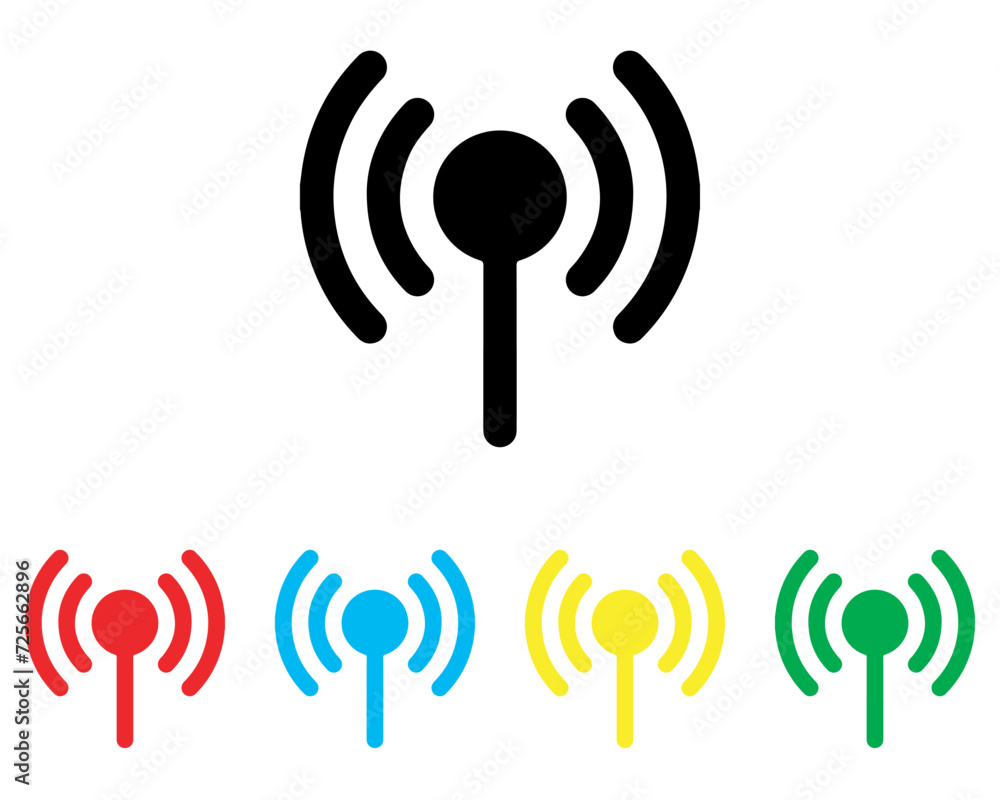 No Wifi icon vector. No internet signal icon sign symbol in trendy flat ...