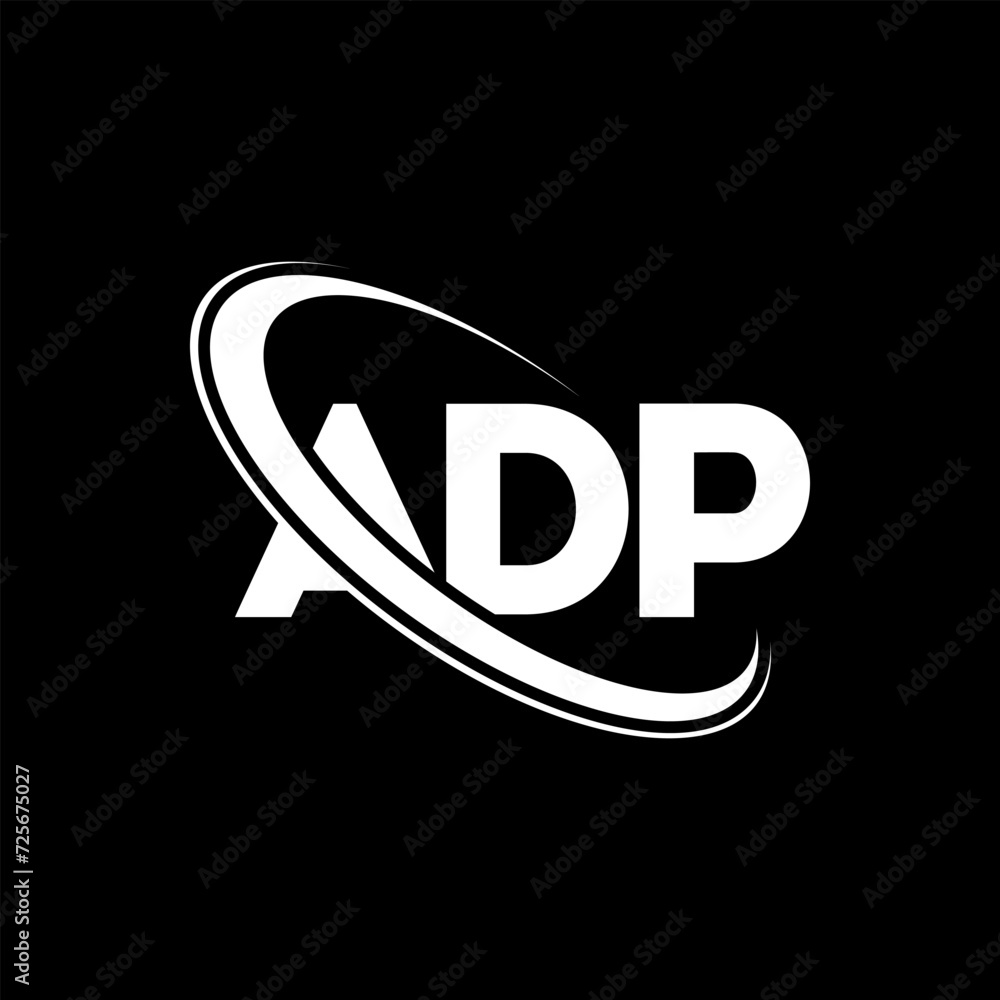 Vecteur Stock ADP logo. ADP letter. ADP letter logo design. Initials ...